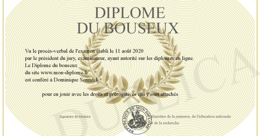 Diplome du bouseux