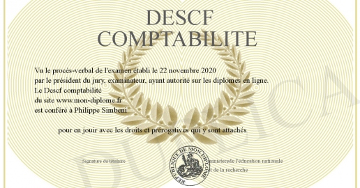 Descf comptabilite
