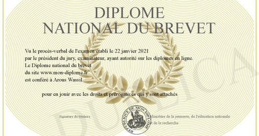 Diplome national du brevet