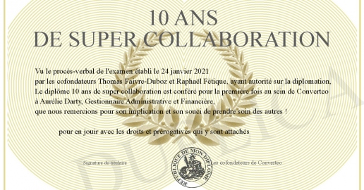 10 ans de super collaboration