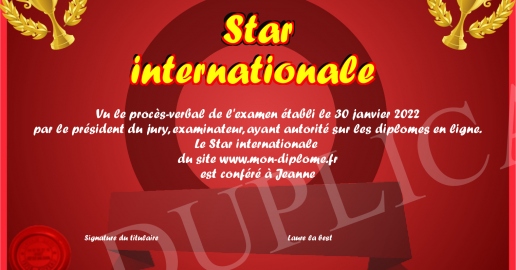 Star internationale