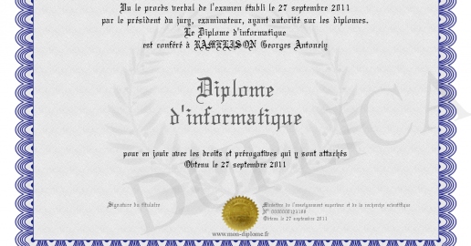 Diplome d informatique