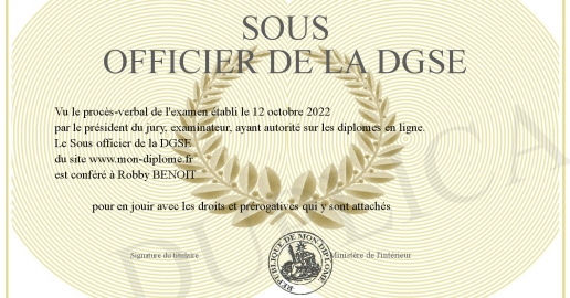 Sous officier de la DGSE