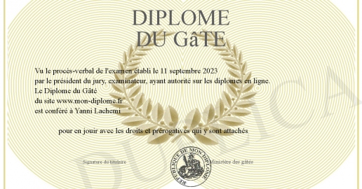 Diplome du Gate