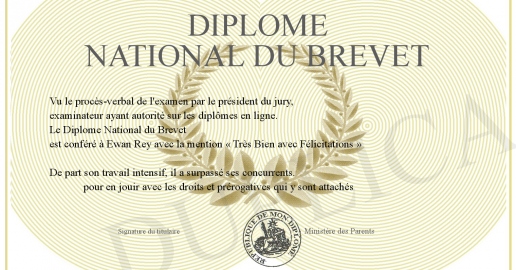 Diplome National du Brevet