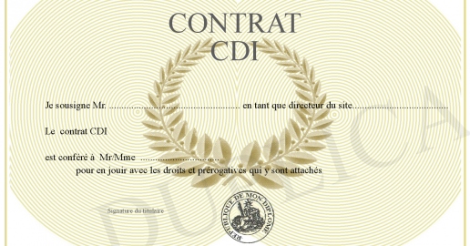 contrat CDI