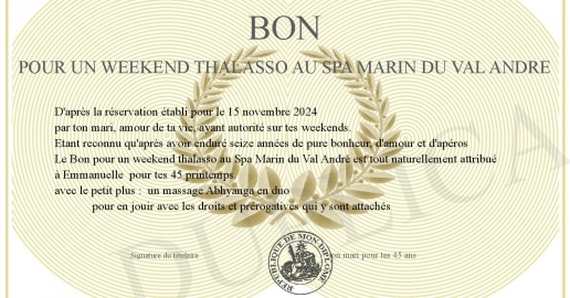 Bon pour un weekend thalasso au Spa Marin du Val Andre
