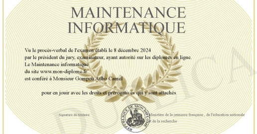 Maintenance informatique