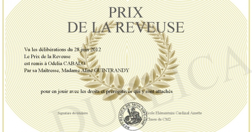 Prix de la Reveuse