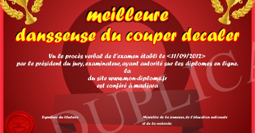 meilleure dansseuse du couper decaler