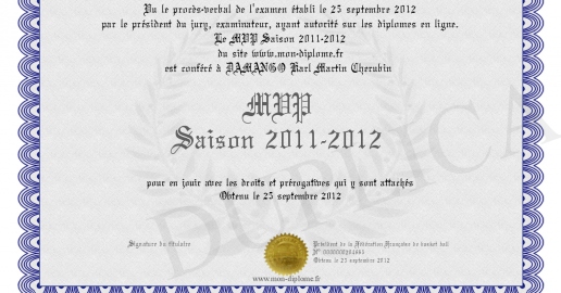 MVP Saison 2011-2012