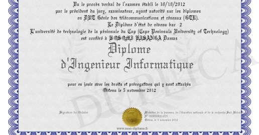Diplome d Ingenieur Informatique