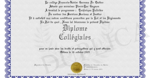Diplome Collegiales
