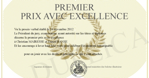 premier prix avec excellence