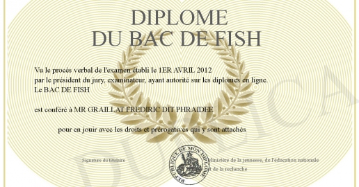 Diplome du bac DE FISH