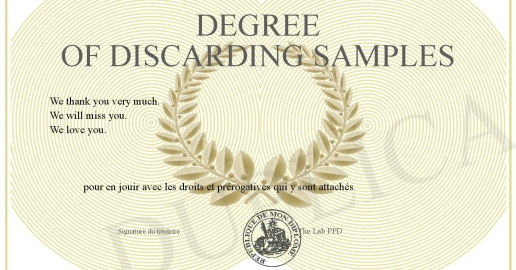 Degree of Discarding Samples