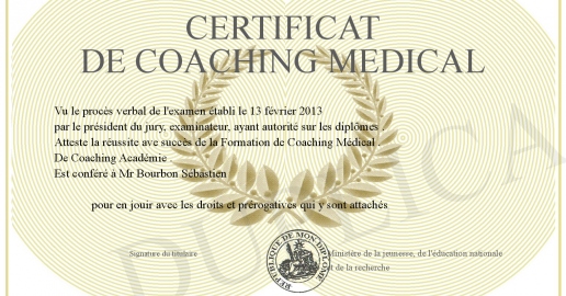 Certificat de Coaching Medical