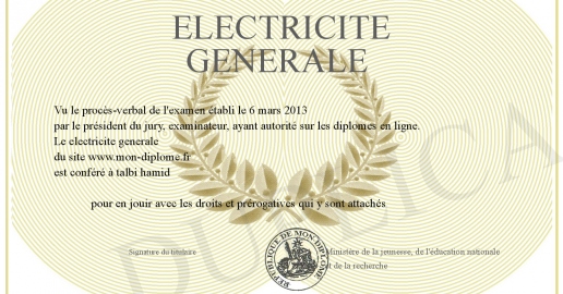 electricite generale