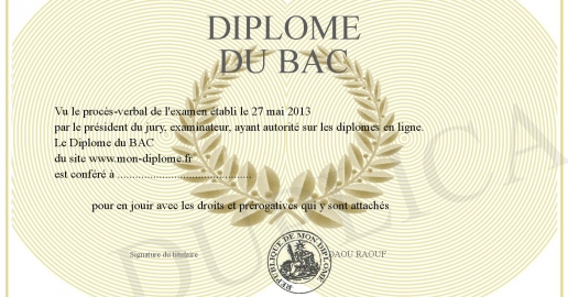 Diplome du BAC