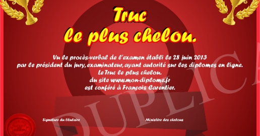 Truc le plus chelou.