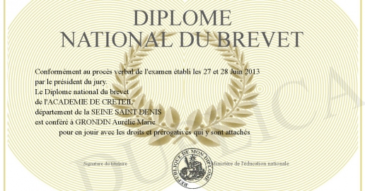Diplome national du brevet