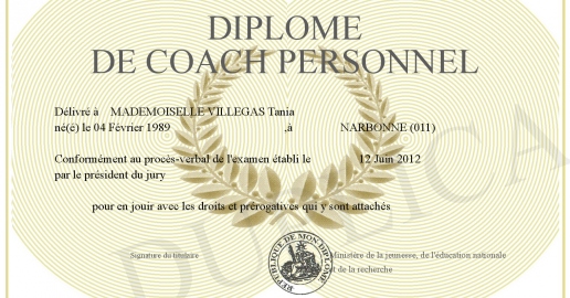 Diplome de coach personnel
