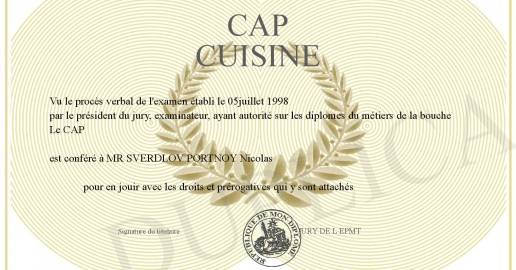 CAP CUISINE