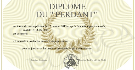 Diplome du - PERDANT-