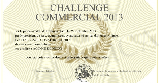 CHALLENGE COMMERCIAL 2013