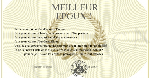 meilleur epoux