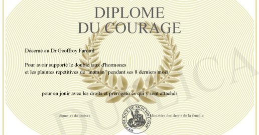 Diplome du Courage