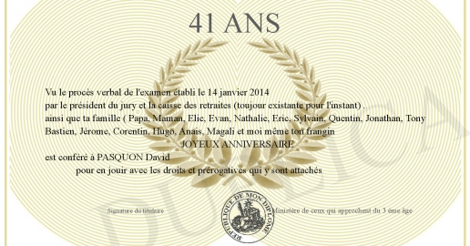 41 ans