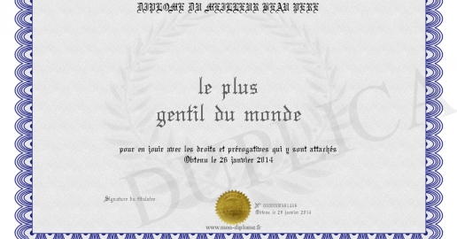 le plus gentil du monde