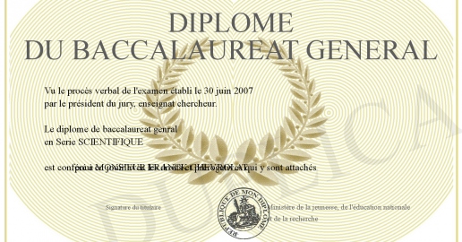 Diplome du baccalaureat general