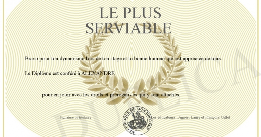 le plus serviable
