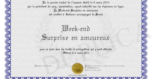 Week-end Surprise en amoureux