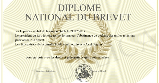 Diplome national du brevet