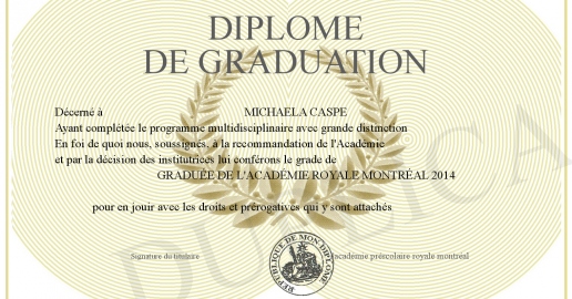 Diplome de Graduation