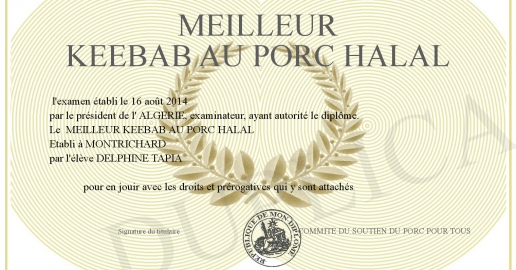 MEILLEUR KEEBAB AU PORC HALAL