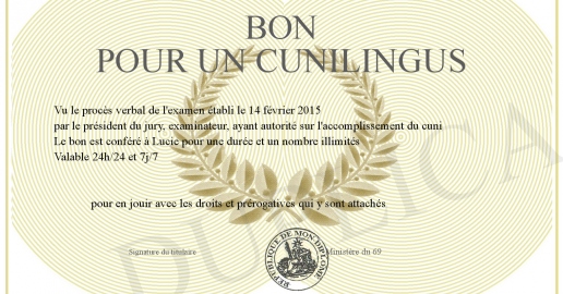 Bon pour un cunilingus