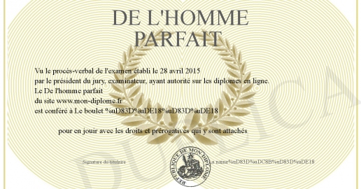 De l homme parfait