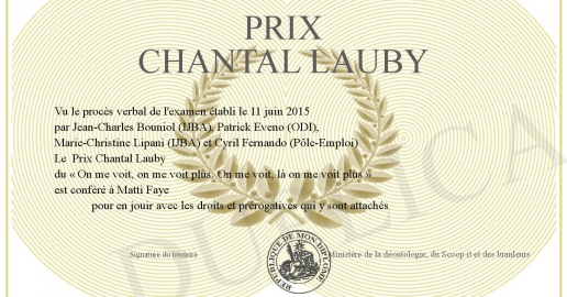 Prix Chantal Lauby