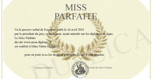Miss Parfaite