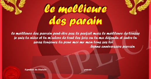 le mellieure des parain