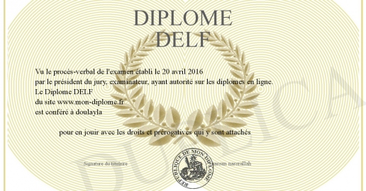 Diplome DELF