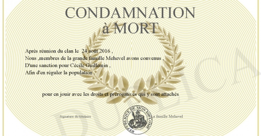 Condamnation a mort
