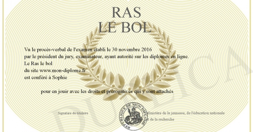 Ras le bol