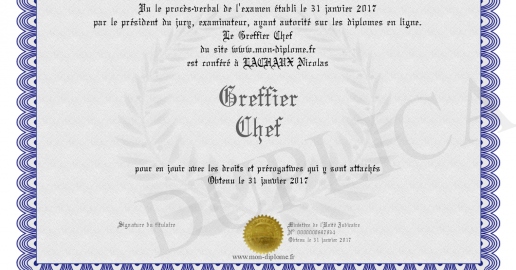 Greffier Chef