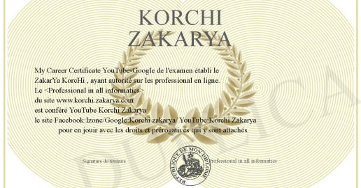 korcHi ZakarYa