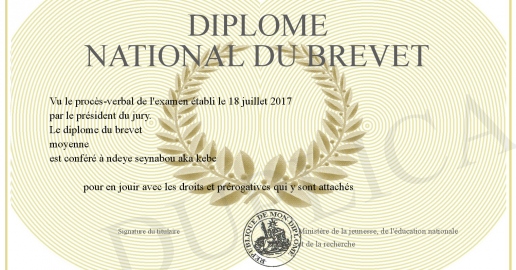 Diplome national du brevet